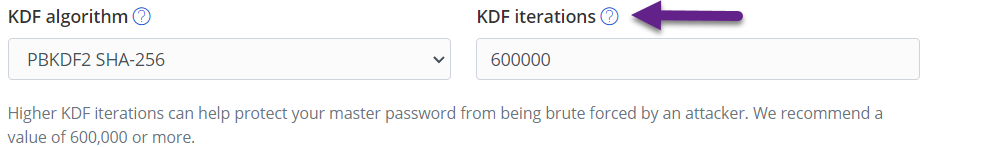 KDF iterations Help page- Error 404 · Issue #4759 · bitwarden/clients · GitHub