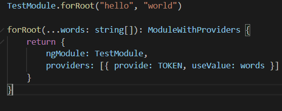 Spread Operator Argument Not Supported By Static Module Functions · Issue 34615 · Angular