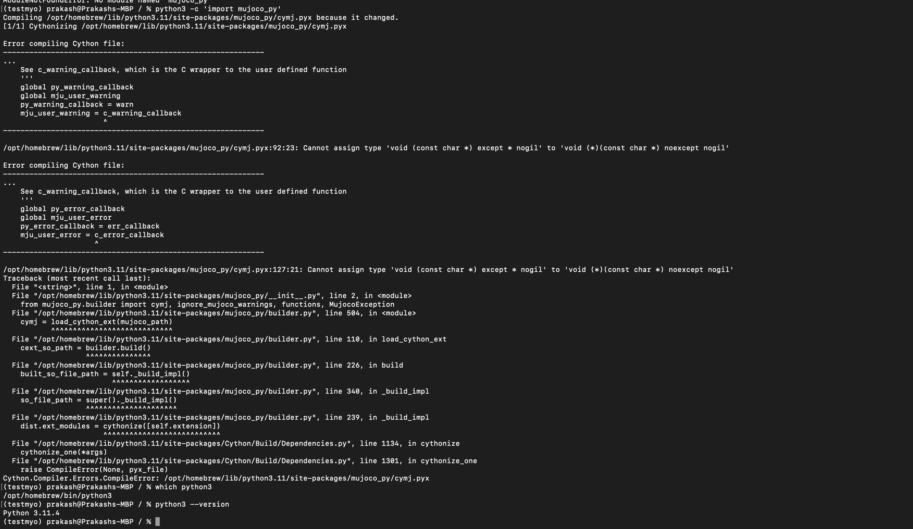 Support MuJoCo 2.1.1 (including arm64 mac support) · Issue #662 · openai/mujoco-py · GitHub