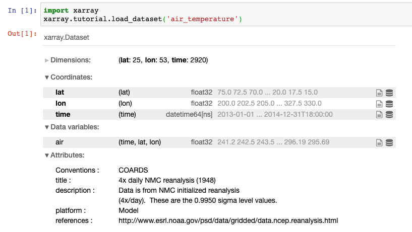 Xarray's HTML repr is slightly broken in Colab · Issue #1145 · googlecolab/colabtools · GitHub