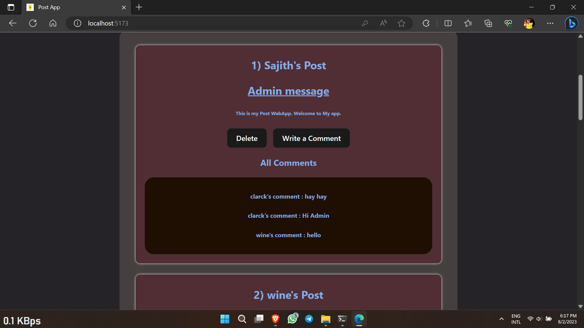GitHub - sajithmym/PostApp_FullStack