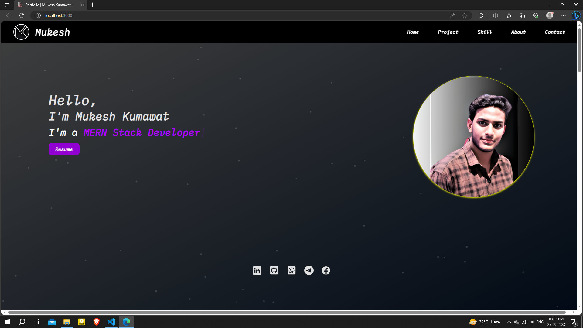 GitHub - Mukesh-Kumawat-0o/Portfolio-Project