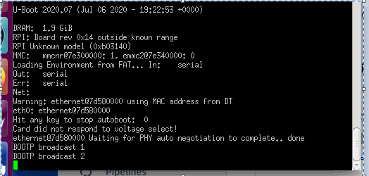 Raspberry Pi CM4 not booting with U-Boot · Issue #846 · agherzan/meta-raspberrypi · GitHub