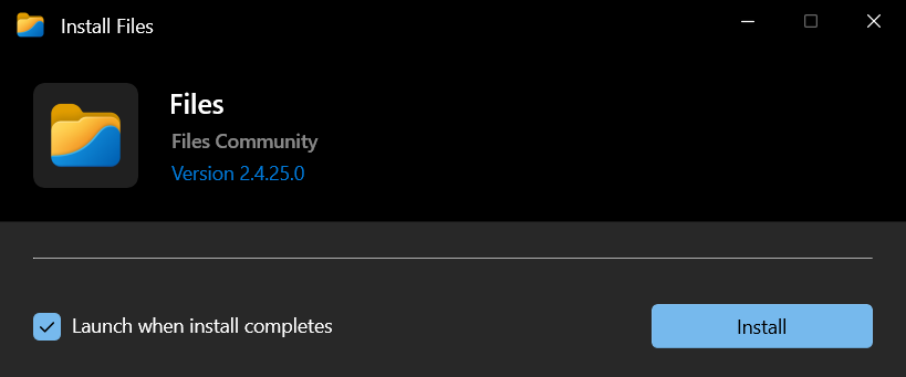 Cannot Install this app · Issue #11074 · files-community/Files · GitHub
