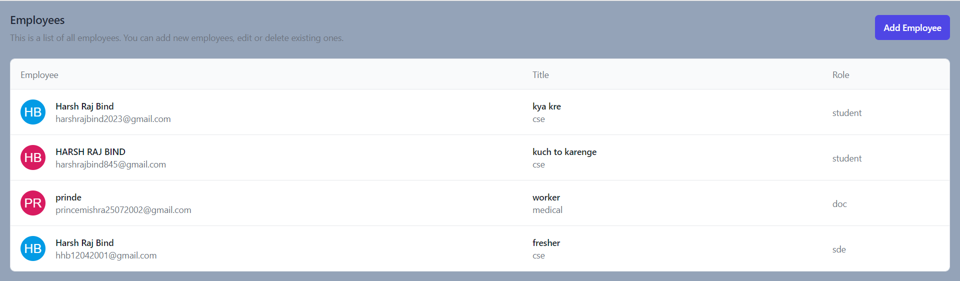 GitHub - harshrajbind2024/Dummy-MERN-App