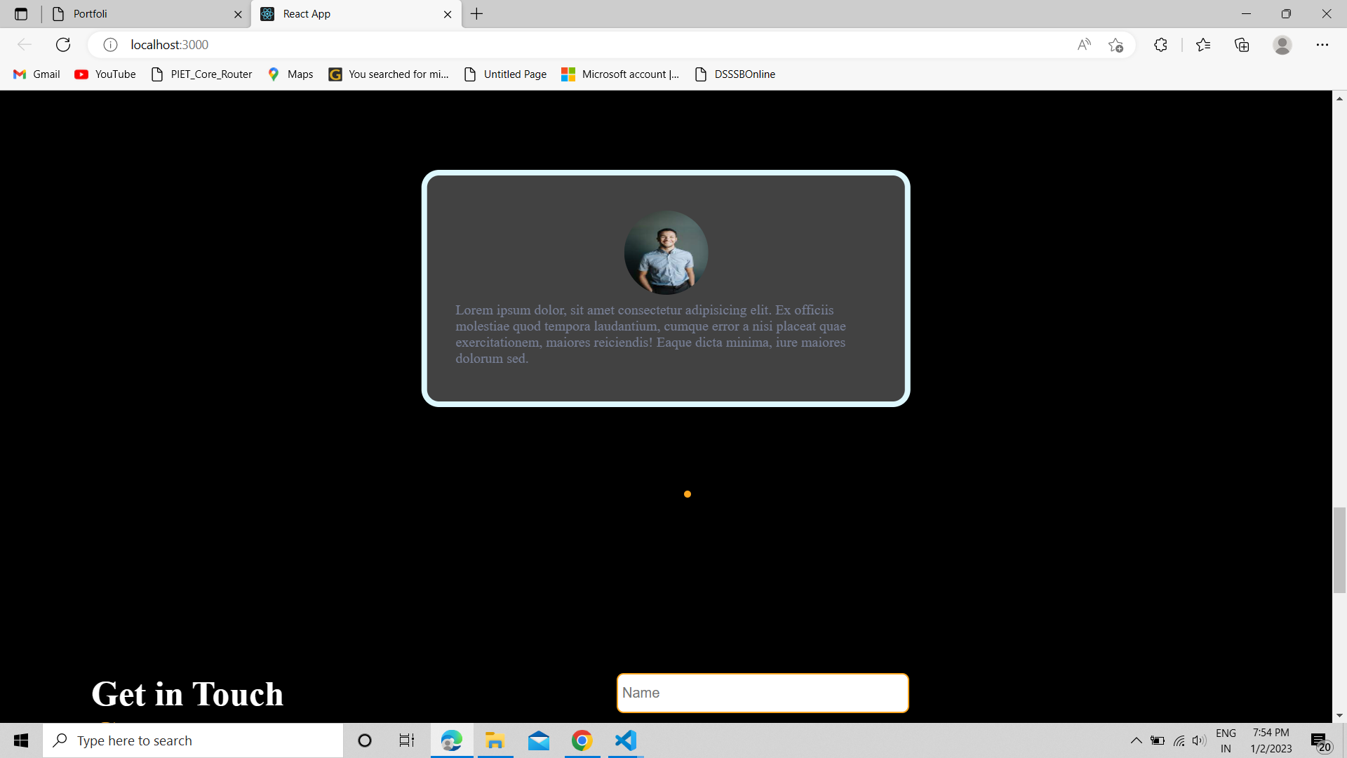 GitHub - JaiSharma1999/React-js-Portfolio
