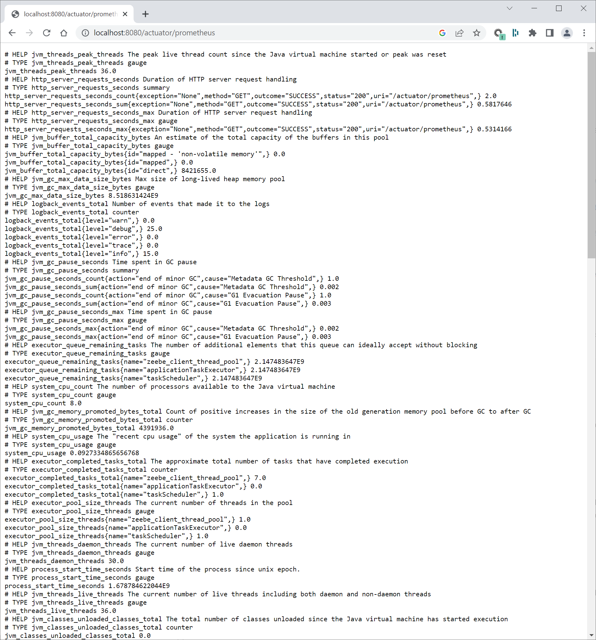 Default metrics provided by `spring-boot-actuator` don't work · Issue #296 · camunda-community ...