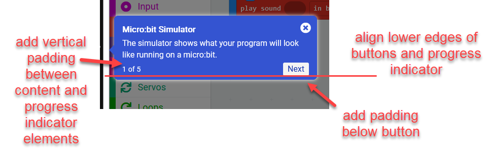 Layout Suggestions For Editor Tour Bubble · Issue 5013 · Microsoftpxt Microbit · Github 
