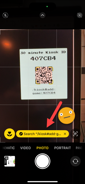 Kiosk: Scanning "add game" QR code searches Google · Issue #6031 · microsoft/pxt-arcade · GitHub