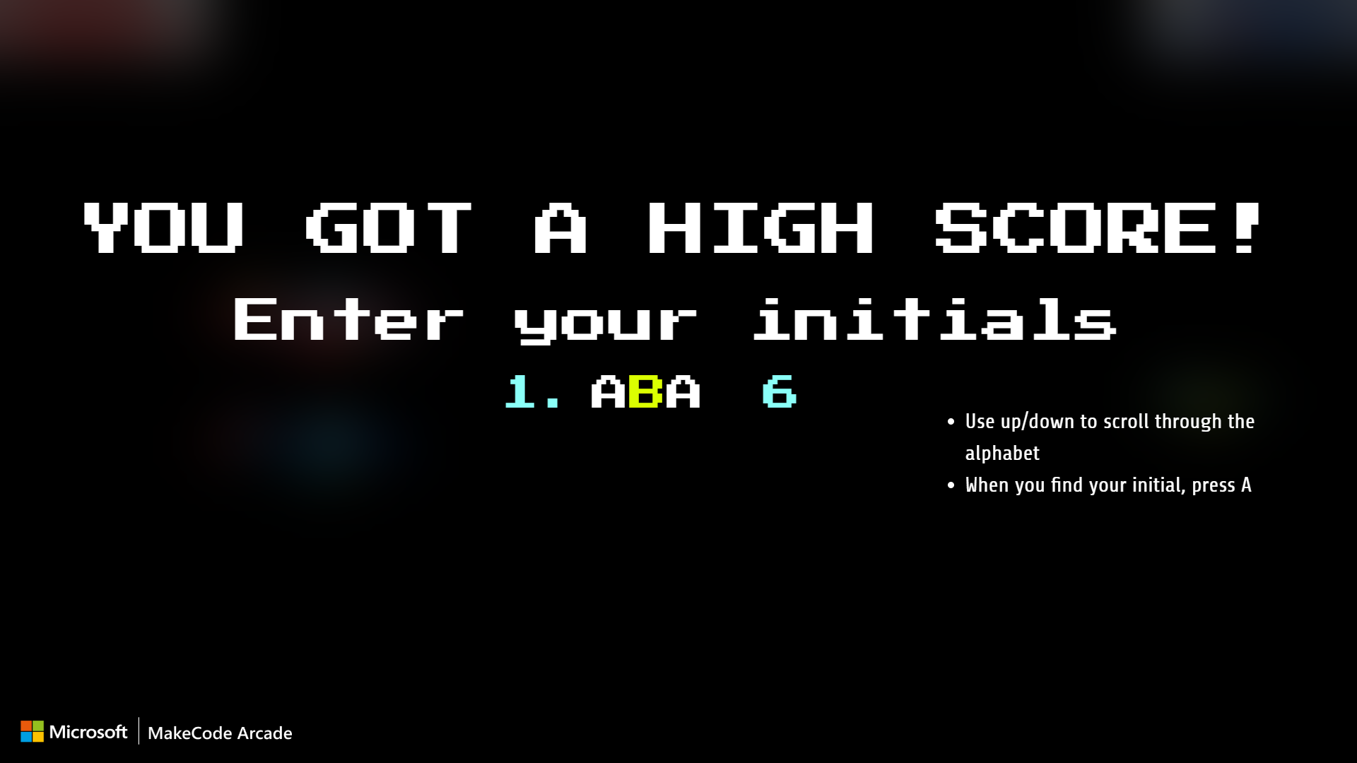kiosk, multiplayer: when entering a high score it isn't clear who won · Issue #6164 · microsoft ...