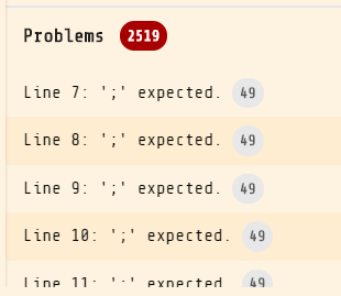 Error list shows thousands of errors · Issue #2105 · microsoft/pxt-arcade · GitHub