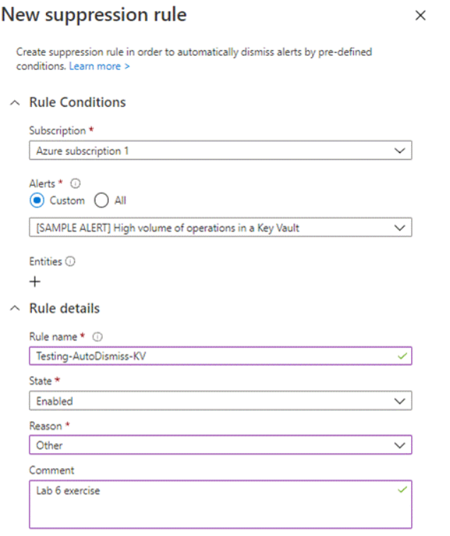 GitHub - Sismahil/Alert-Suppression
