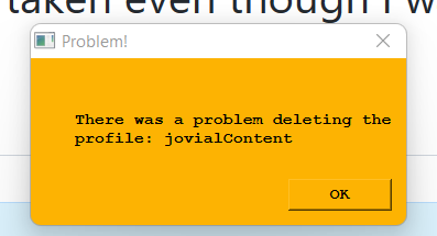 It keeps saying my username is taken even though i was the one who ...
