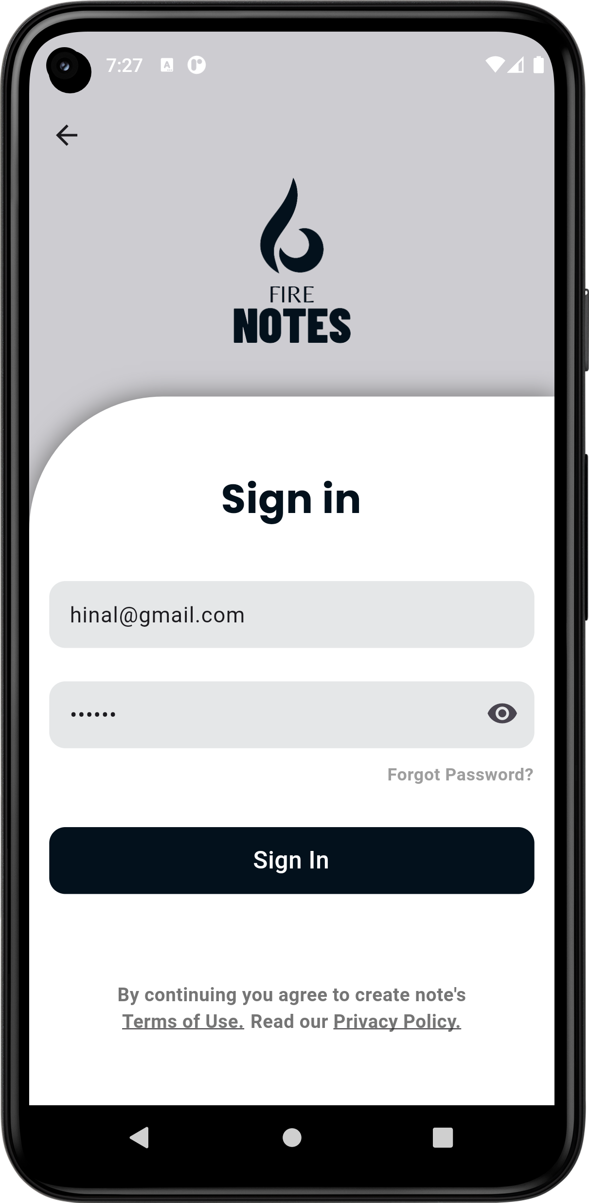 Github Hinalghelani Notes App