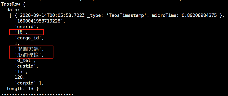 unreadable code with NCHAR type · Issue #3504 · taosdata/TDengine · GitHub