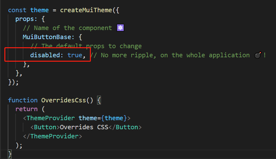 changing 'disabled' props of ButtonBase invalid · Issue #22653 · mui/material-ui · GitHub