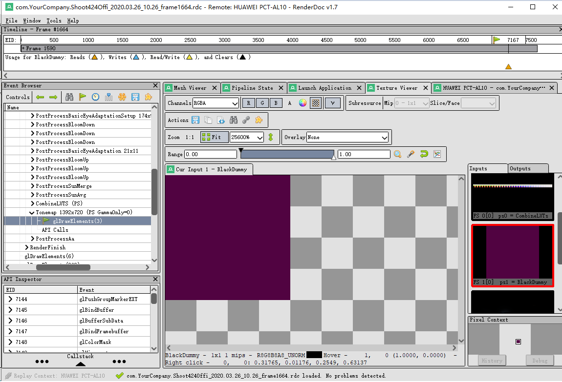Textures are wrong on Huawei · Issue #1799 · baldurk/renderdoc · GitHub
