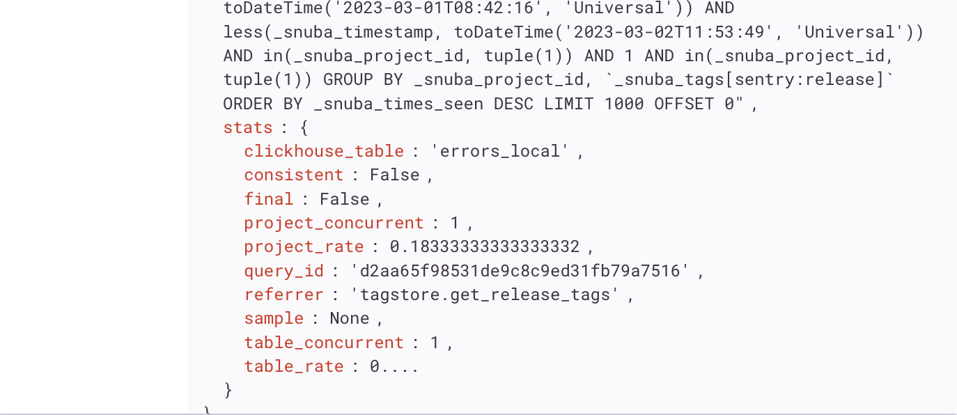 Sentry QueryExecutionError / Releases not working · Issue #45306 · getsentry/sentry · GitHub