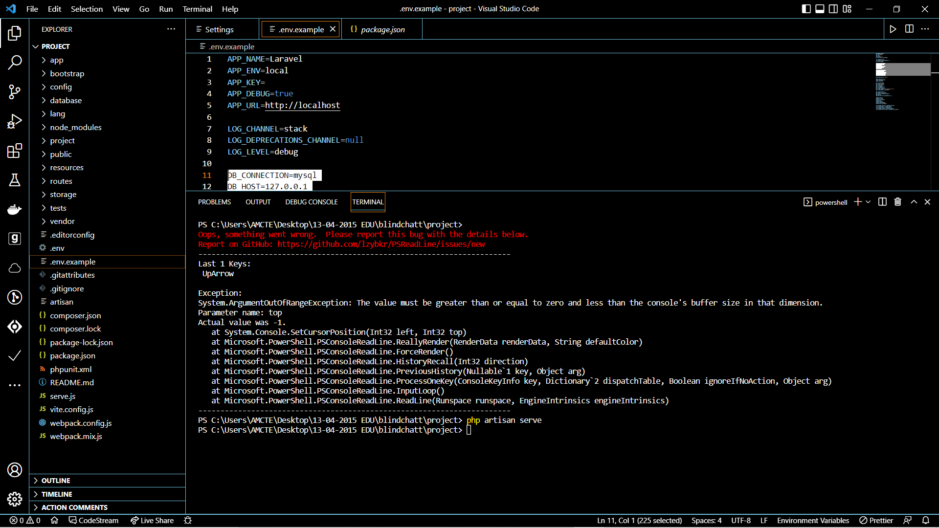 Vs Code Terminal Is Not Working · Issue 3531 · Powershellpsreadline · Github