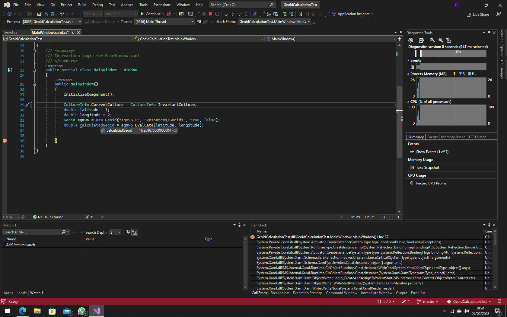 EGM96-5 Geoid Calculation Error · Issue #27 · noelex/GeographicLib.NET · GitHub