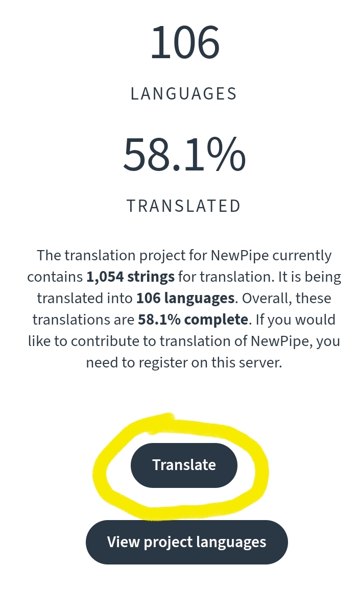 Weblate · Issue #9713 · TeamNewPipe/NewPipe · GitHub