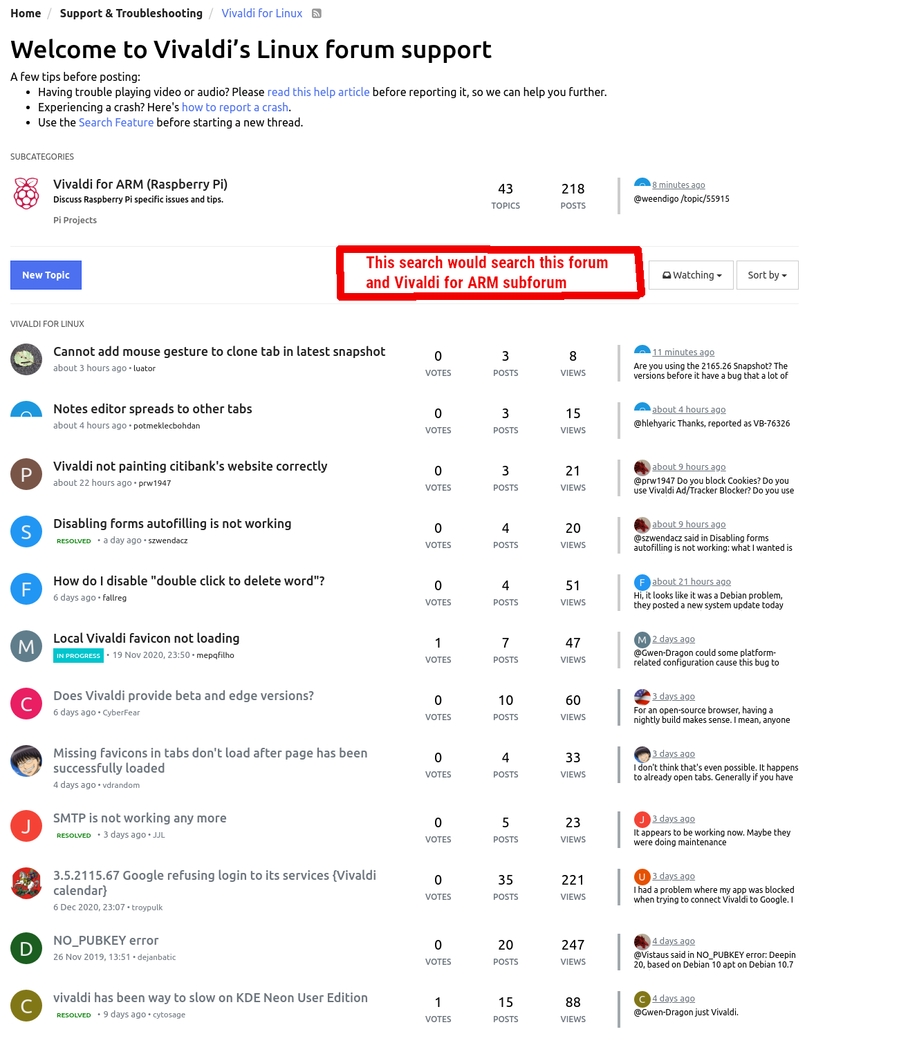 Feature request: search subforum · Issue #8233 · NodeBB/NodeBB · GitHub