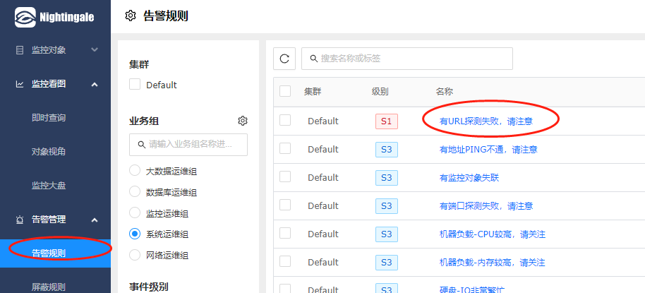 后端v540 前端v514源码编译后，告警规则模块打开某个规则是空白页 · Issue 880 · Ccfosnightingale · Github 