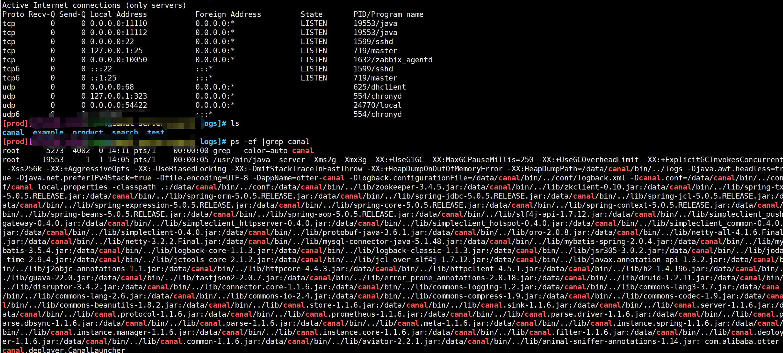 prometheus metrics无canal监控指标，只有jvm监控指标 · Issue #4805 · alibaba/canal · GitHub
