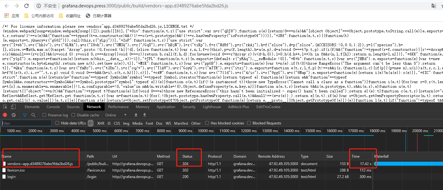 Static resources respond very slowly · Issue #26371 · grafana/grafana · GitHub
