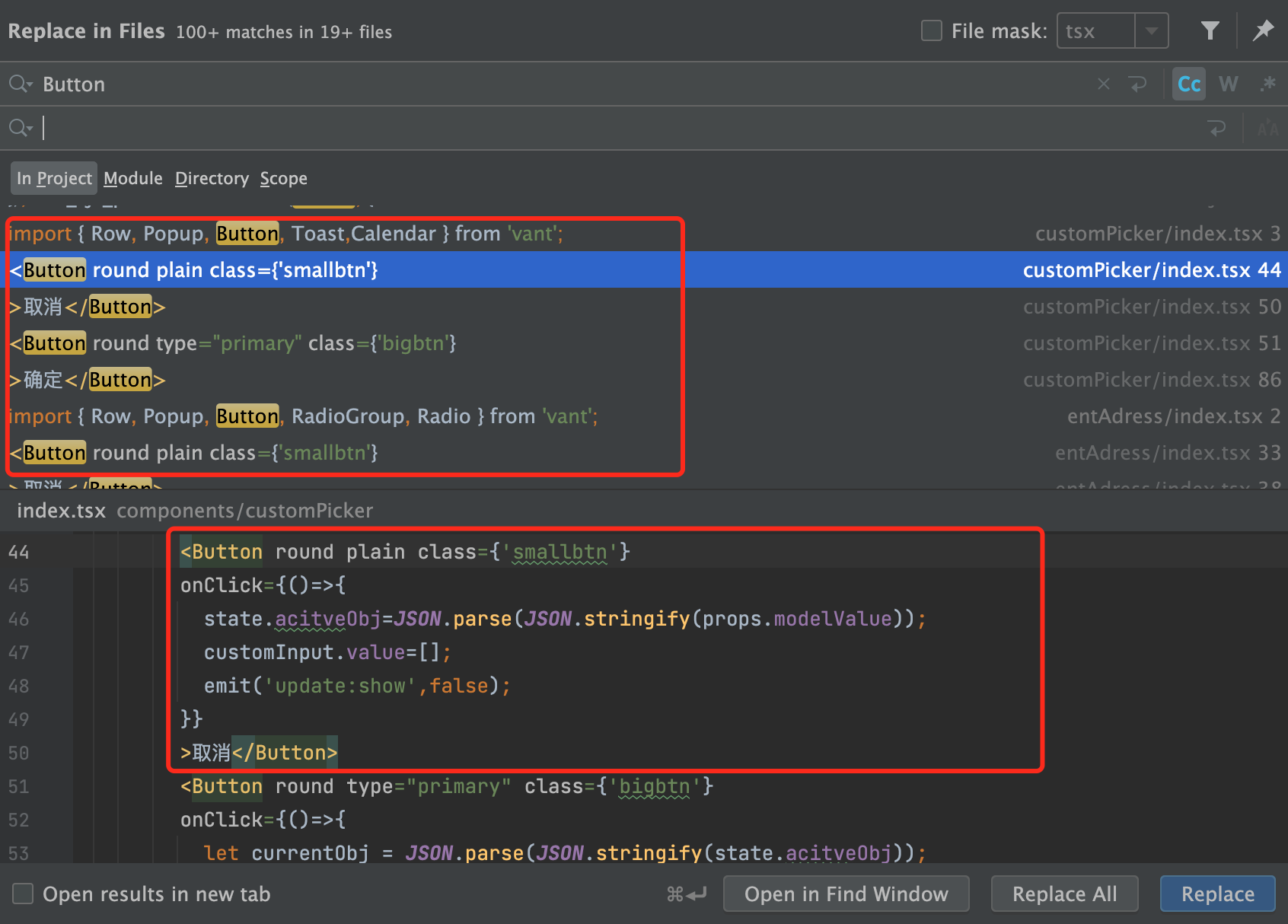  Bug Report Component Van button Is Missing Template Or Render 