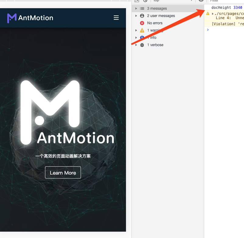scrollScreen: 启动整屏滚动无效 · Issue #236 · ant-design/ant-motion · GitHub