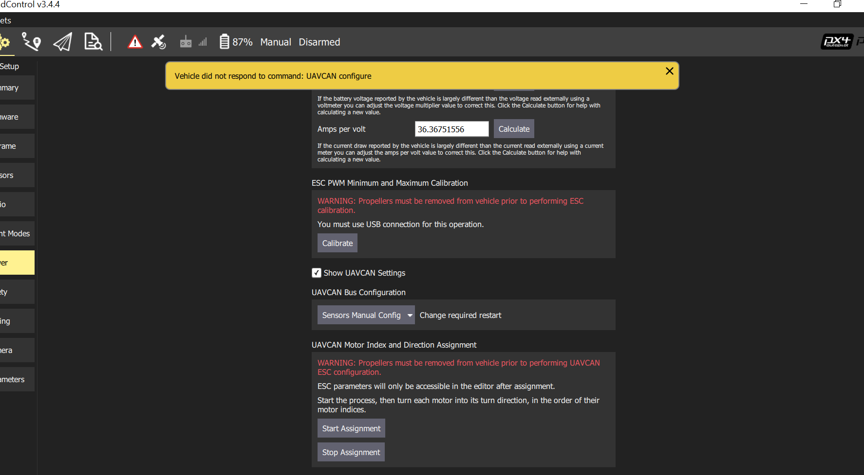 UAVCAN config · Issue #10797 · PX4/PX4-Autopilot · GitHub