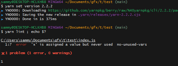 Bug Yarn V230 Not Bubbling Exit Code Correctly On Exit Of Package Script Windows · Issue