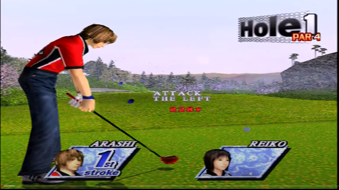 Bug Go Go Golf Slps 20037 Ntsc J Several Textures Are Dark In Hw