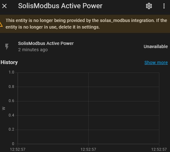Modbus stops working to HA when battery turned on. · Issue #13 · alienatedsec/solis-ha-modbus ...