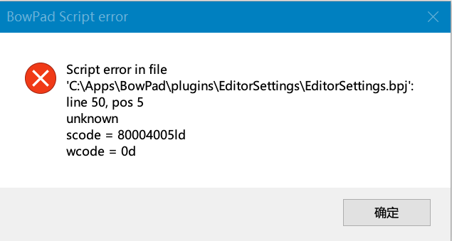 EditorSettings plugin stopped working after recent commits · Issue #181 · stefankueng/BowPad ...