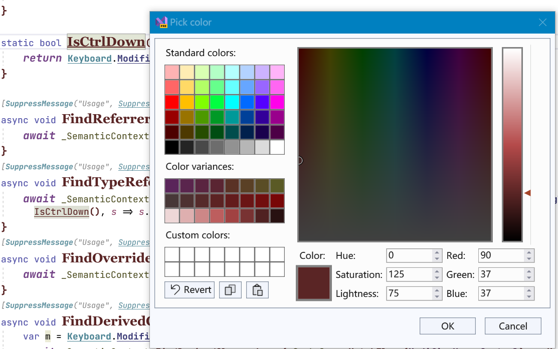 Codist Beta 7.6 · Issue #283 · wmjordan/Codist · GitHub