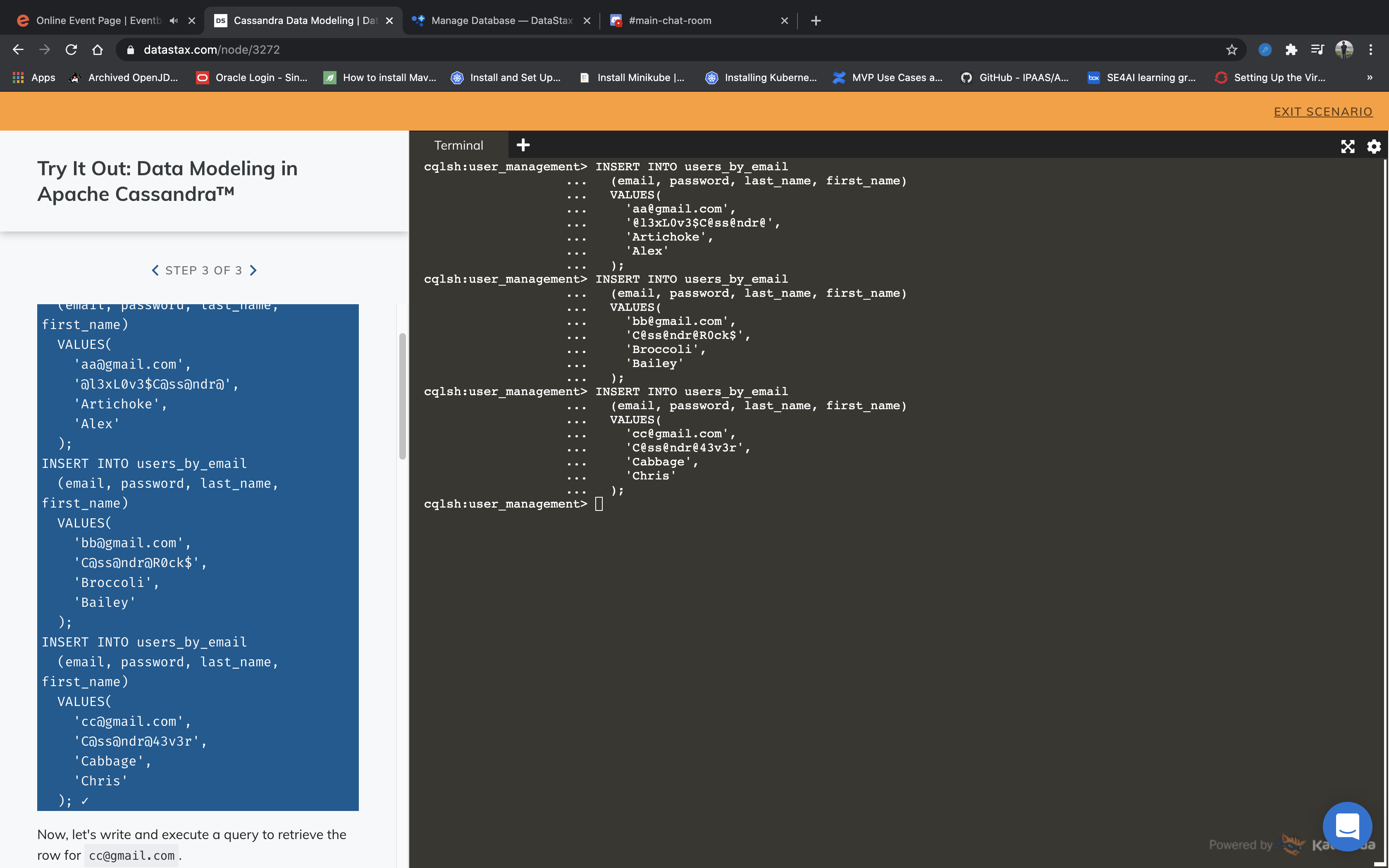 [hw] Jasbir Singh · Issue 5 · Datastaxdevs Workshop Intro To Cassandra · Github