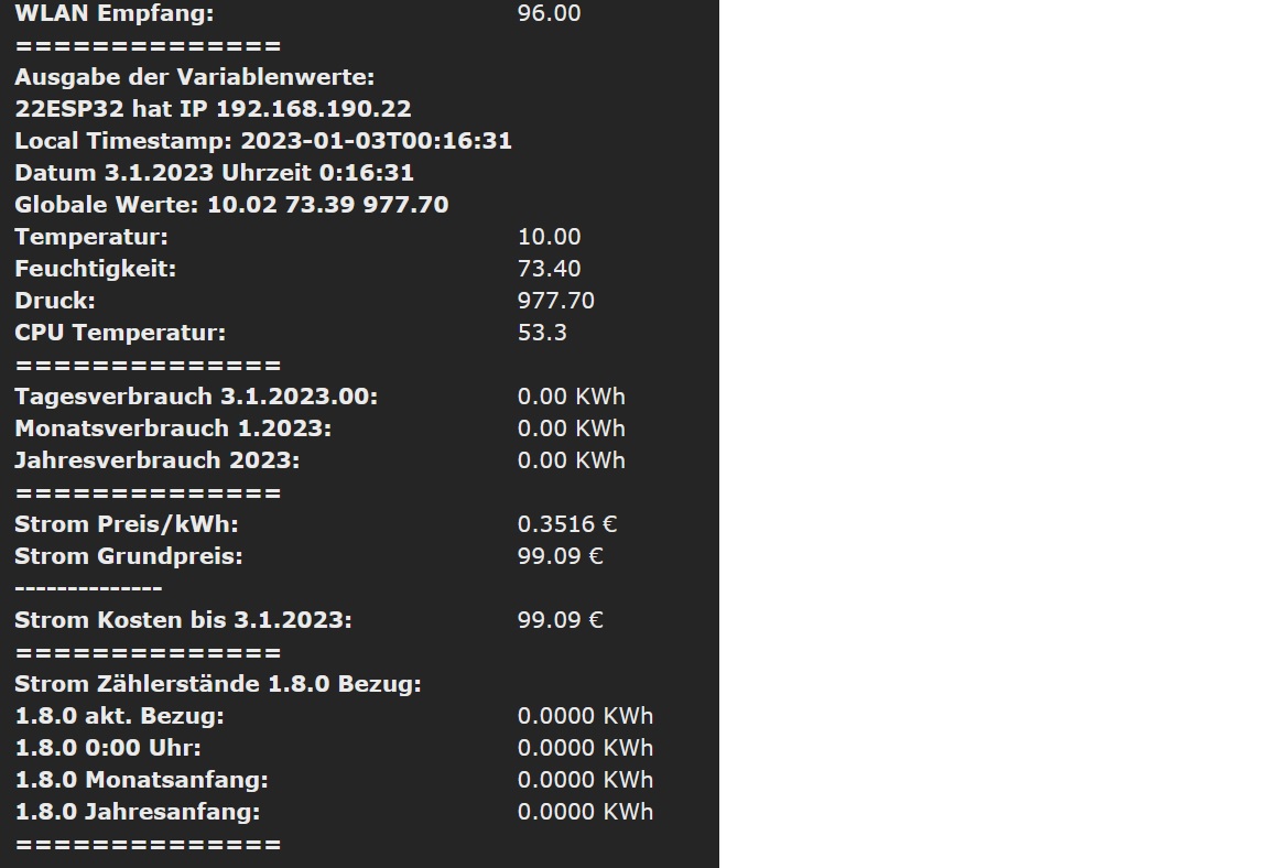 Can`t Get Sml Read Into Scripting V2smldjtpwrin · Arendst Tasmota · Discussion 17574 · Github
