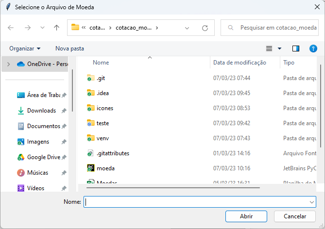 GitHub - JulianaAigueira/cotacao_moeda: Sistem onde usuário vai poder escolher a moeda para ...