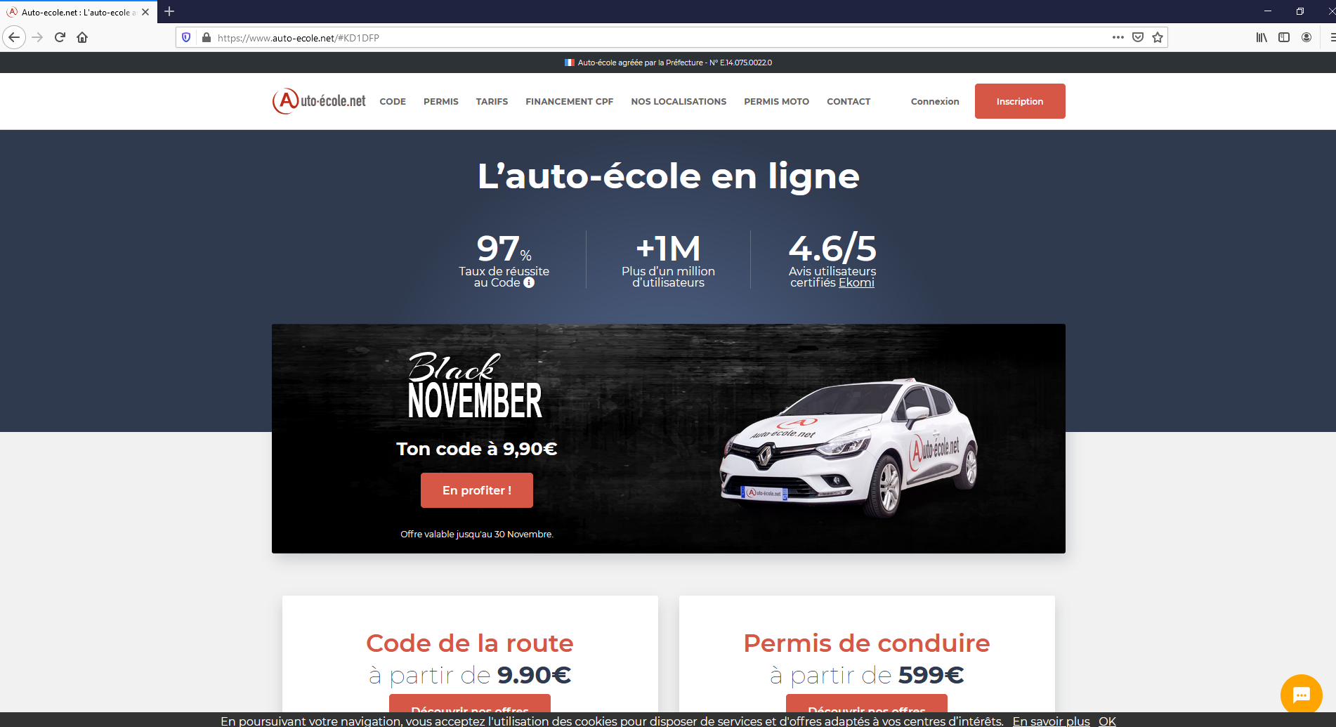 autoecole.net - site is not usable · Issue #62455 · webcompat/web-bugs · GitHub