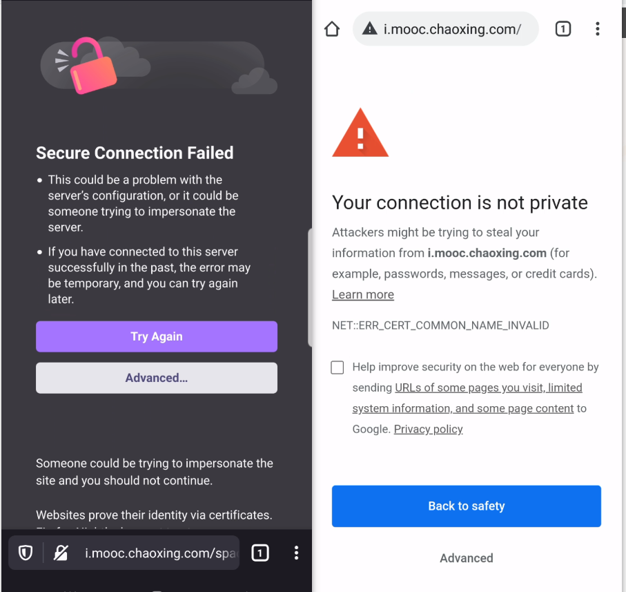 i.mooc.chaoxing.com - Unable to login · Issue #64065 · webcompat/web ...