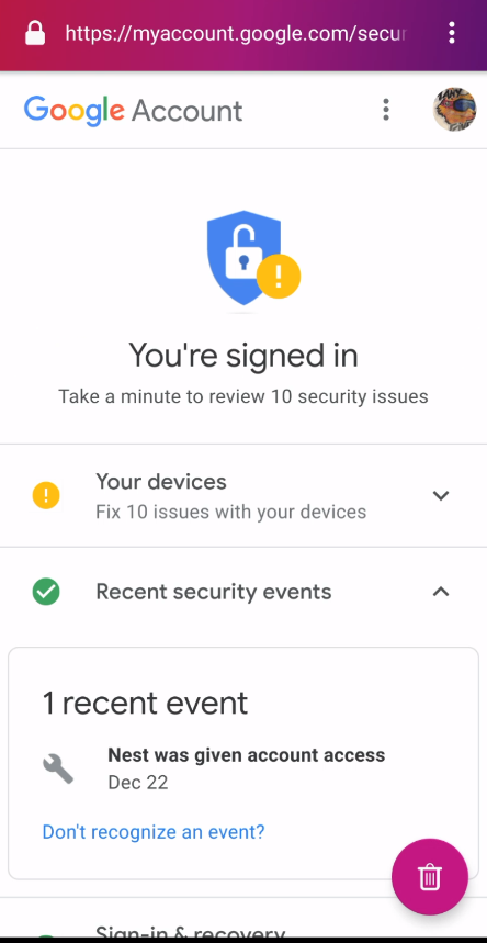 myaccount.google.com - site is not usable · Issue #64425 · webcompat/web-bugs · GitHub