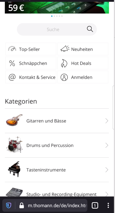 www.thomann.de - site is not usable · Issue #64633 · webcompat/web-bugs · GitHub