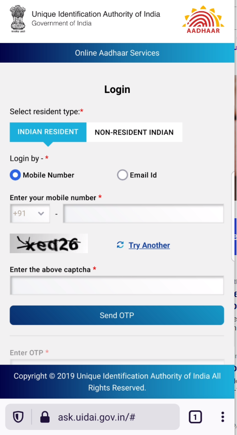 ask.uidai.gov.in - desktop site instead of mobile site · Issue #65102 ...