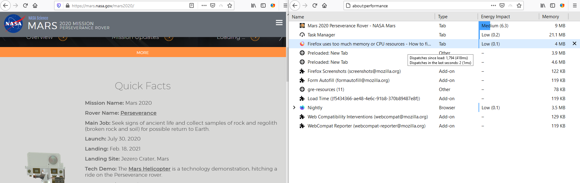 mars.nasa.gov - see bug description · Issue #67286 · webcompat/web-bugs ...