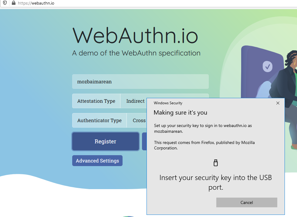 webauthn.io - site is not usable · Issue #67622 · webcompat/web-bugs · GitHub