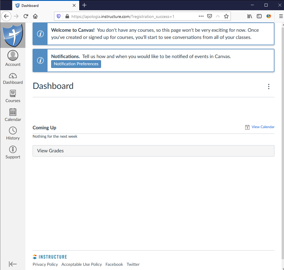 apologia.instructure.com - site is not usable · Issue #67822 · webcompat/web-bugs · GitHub