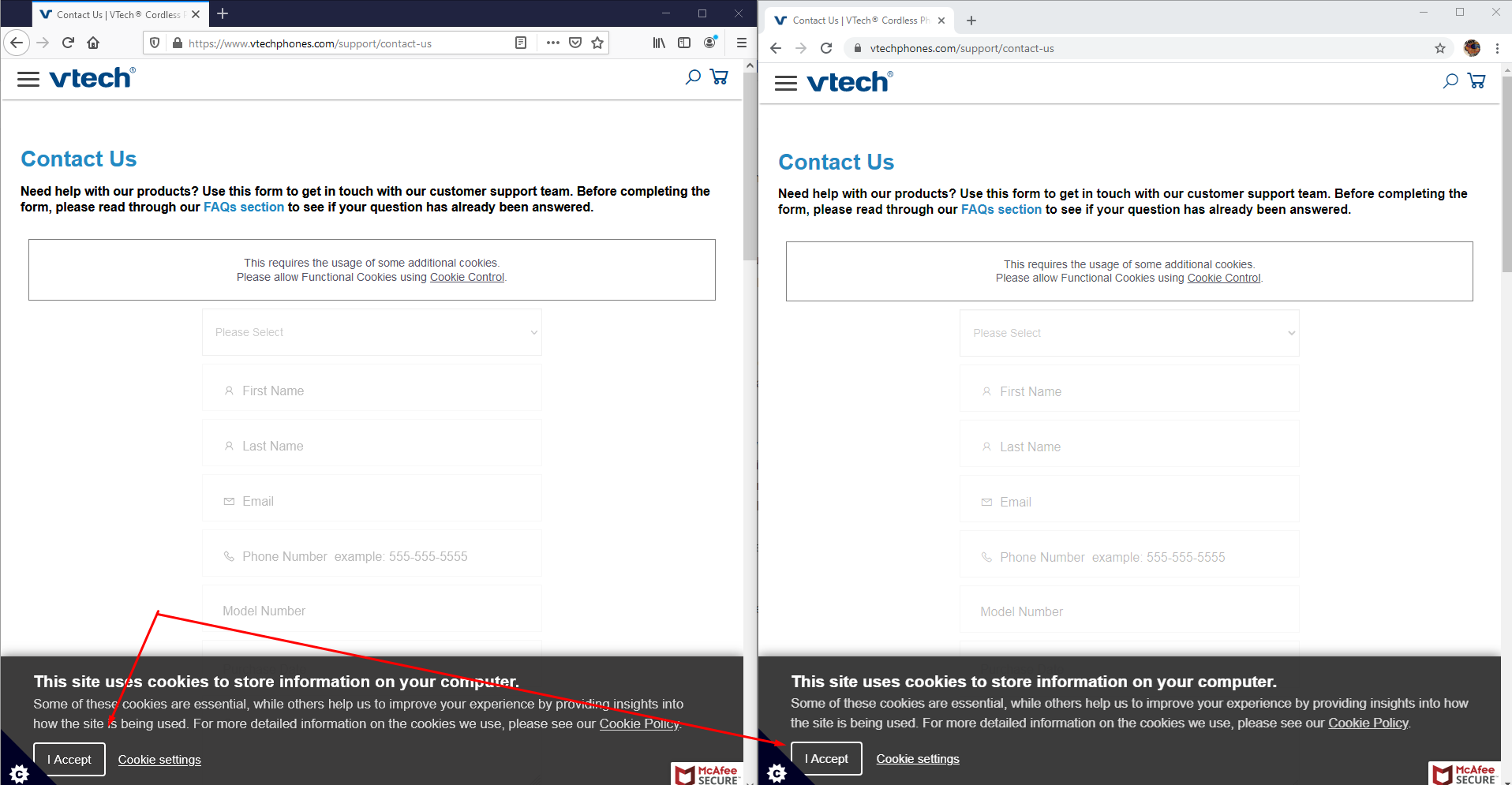 vtech.com - incompatible with Firefox · Issue #67964 · webcompat/web-bugs · GitHub
