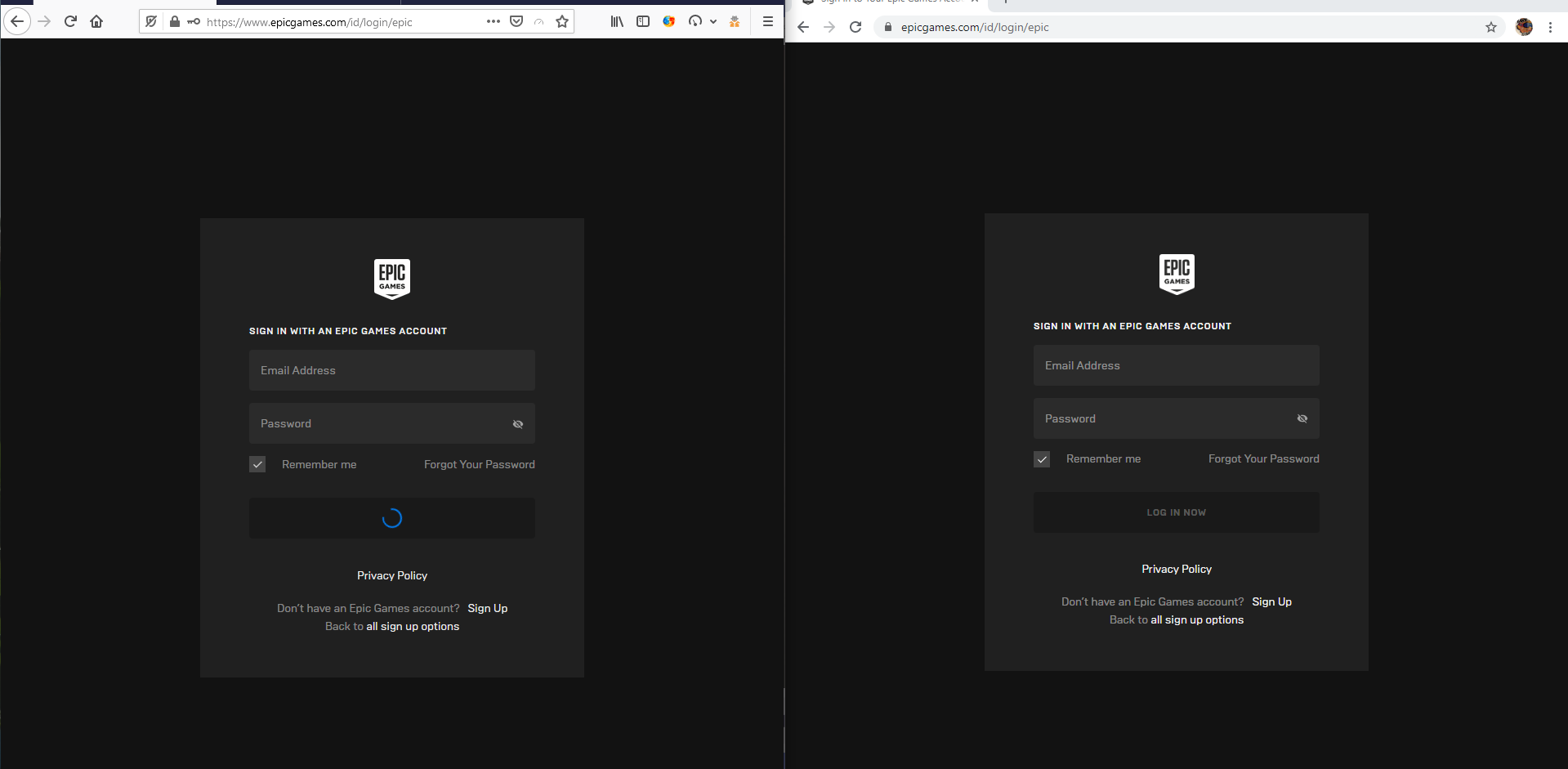 www.epicgames.com - Unable to login · Issue #68123 · webcompat/web-bugs · GitHub